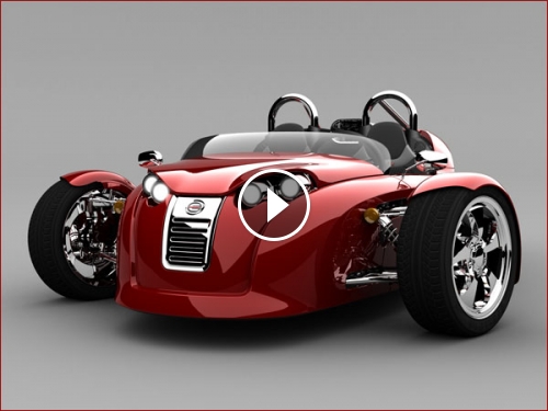 3 Tekerlekli Motorsiklet: V13R | cadcamsektoru.com